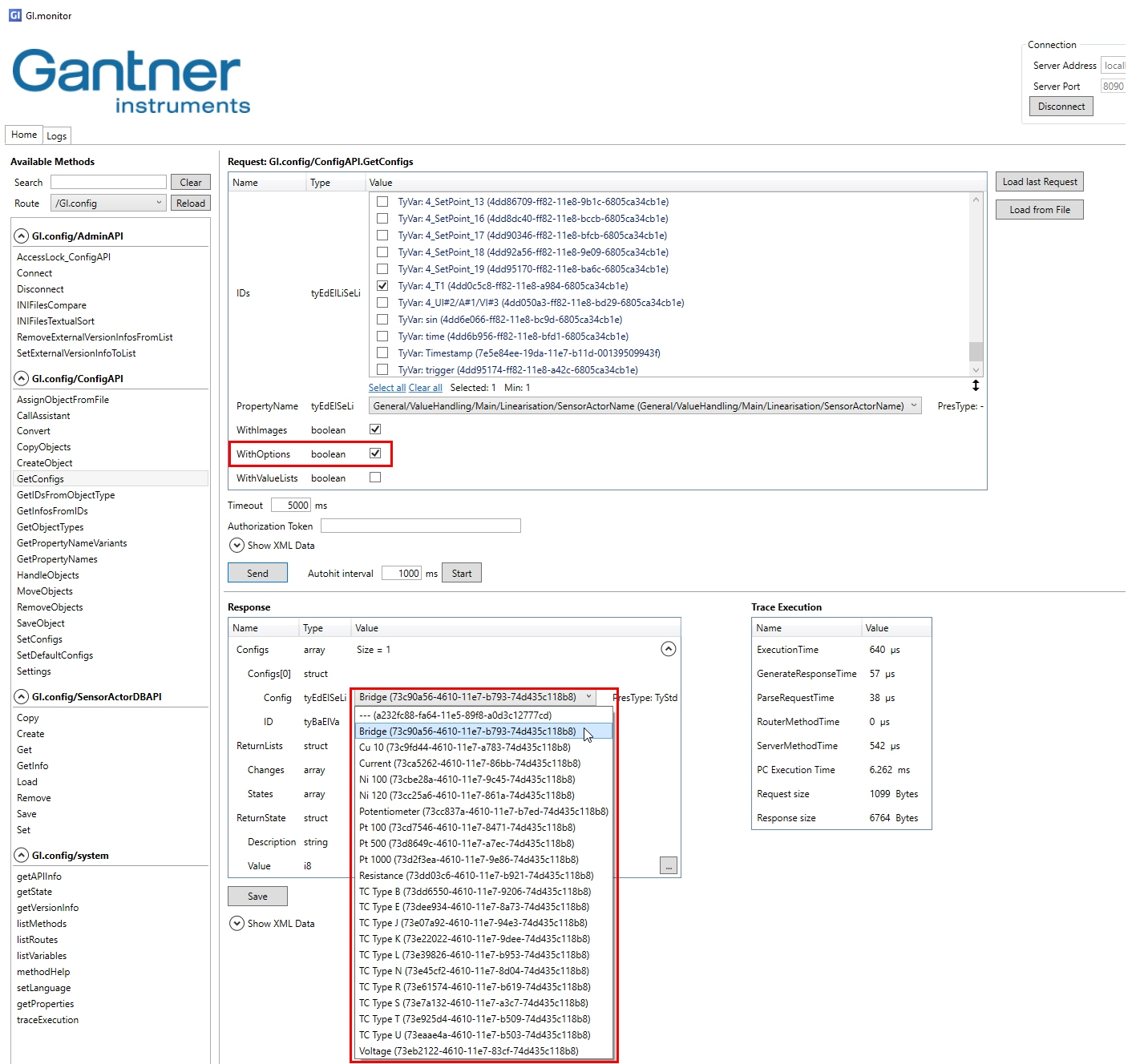 Configuration of objects
