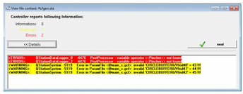 Common module errors and mitigation