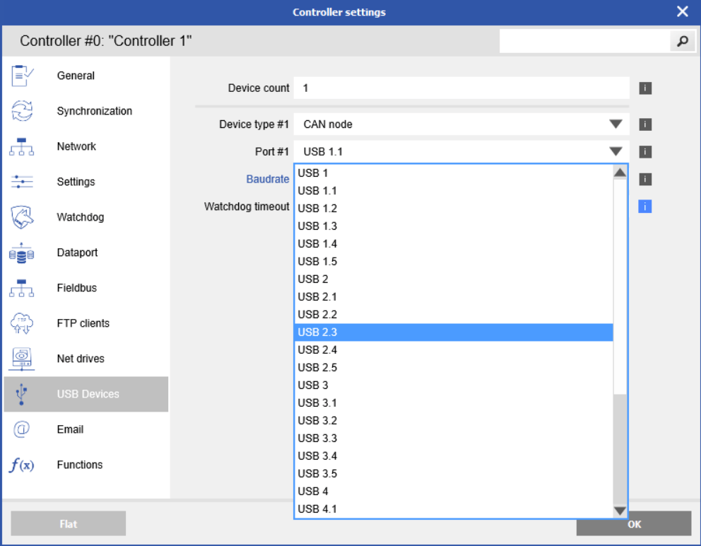 USB mapping on the Q.station