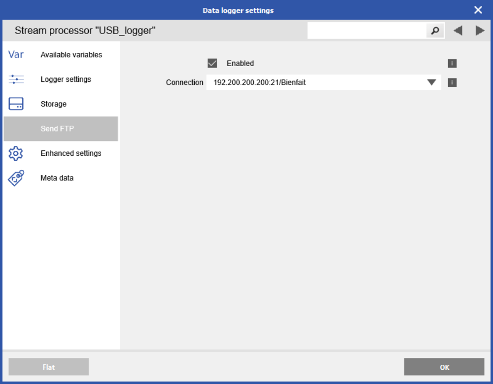 Sending Data Logger Files from the Controller to an FTP Server