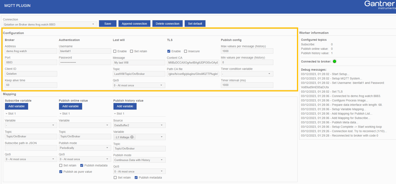 Plugin: MQTT Client (GInsMQTTPlugin)