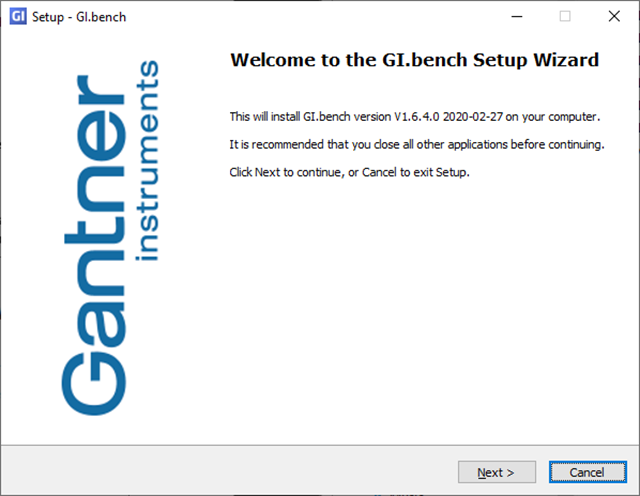 Getting Started With GI.bench