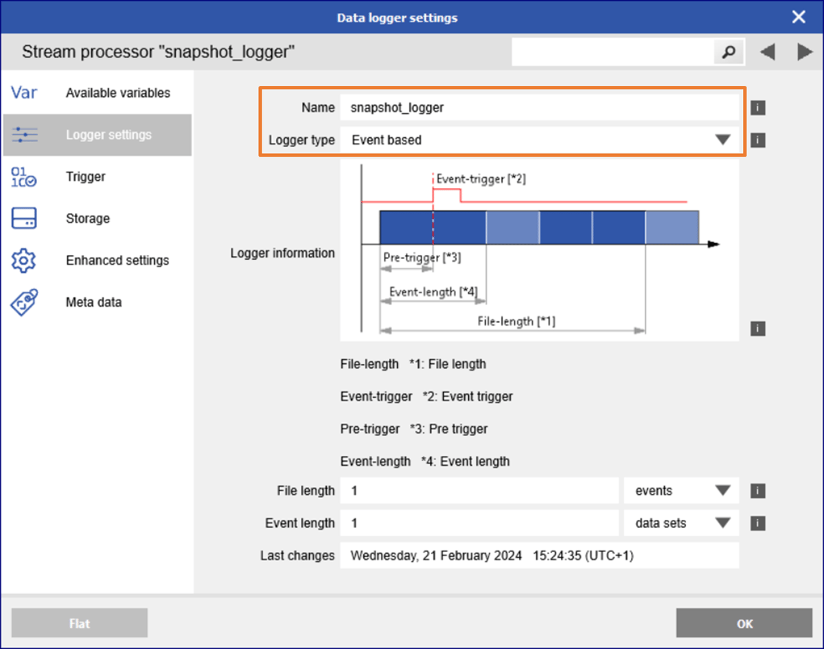 How to Set Up a Snapshot Logger