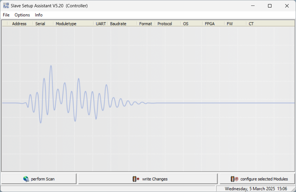 Configuring UART and Module Address Settings