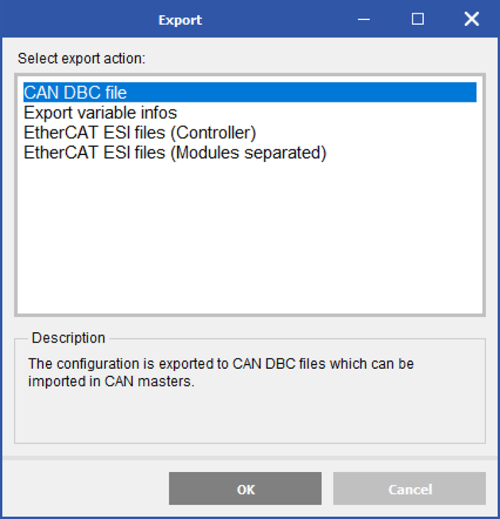 Using A Dbc File For Importing And Exporting Can Configuration Data