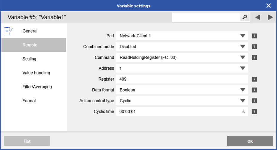 How to setup Modbus TCP or RTU communication