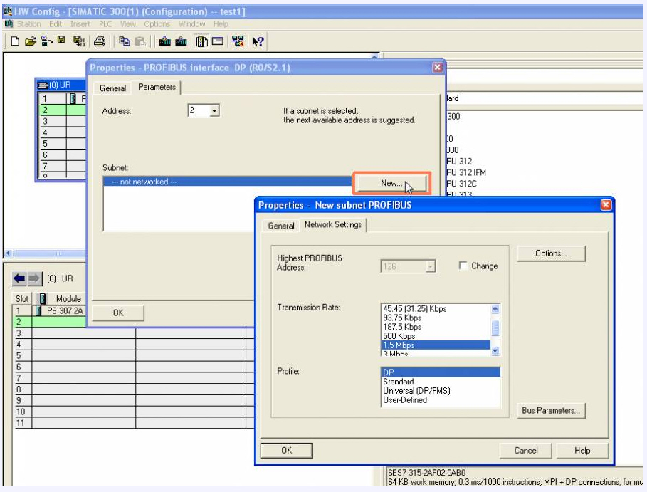 Establishing Communication with a SIMATIC STEP 7 PLC via Profibus DP