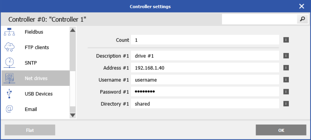 Controller Network Drive Configuration Guide